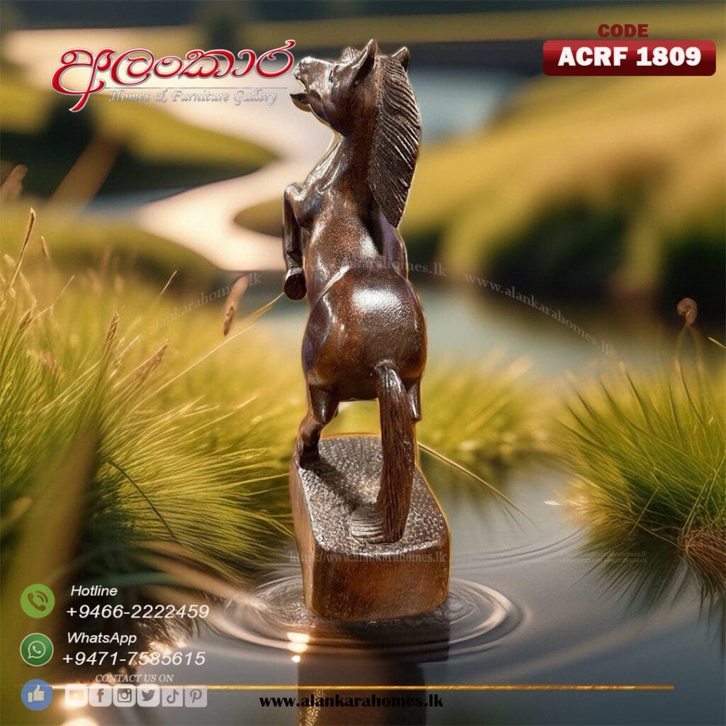 ACRF 1809 Jumping Horse Premium Wooden Craft – Alankarahomes.lk
