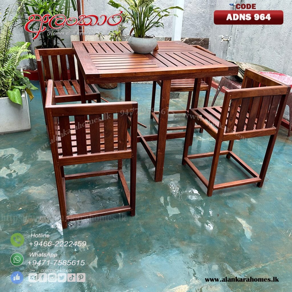 ADNS 964 Conner Dining Set Out Door – Alankarahomes.lk