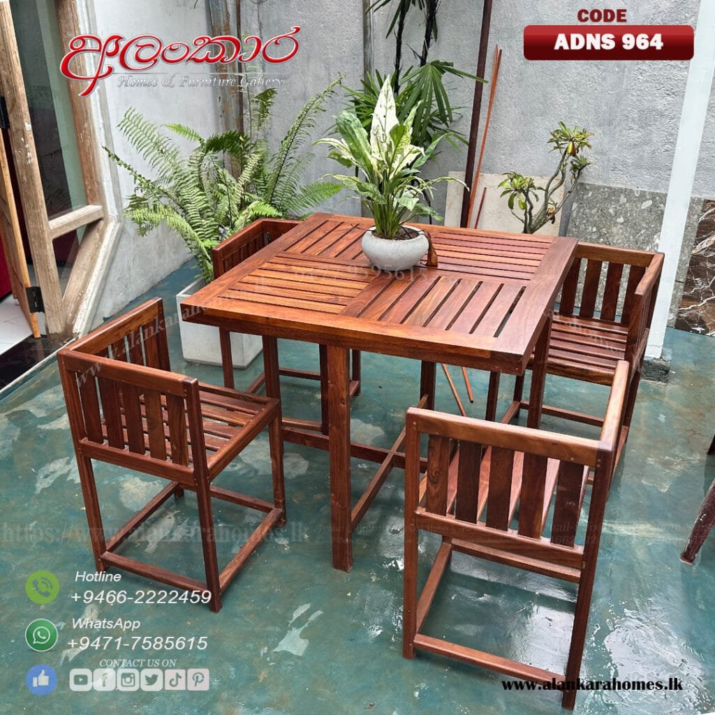 ADNS 964 Conner Dining Set Out Door – Alankarahomes.lk