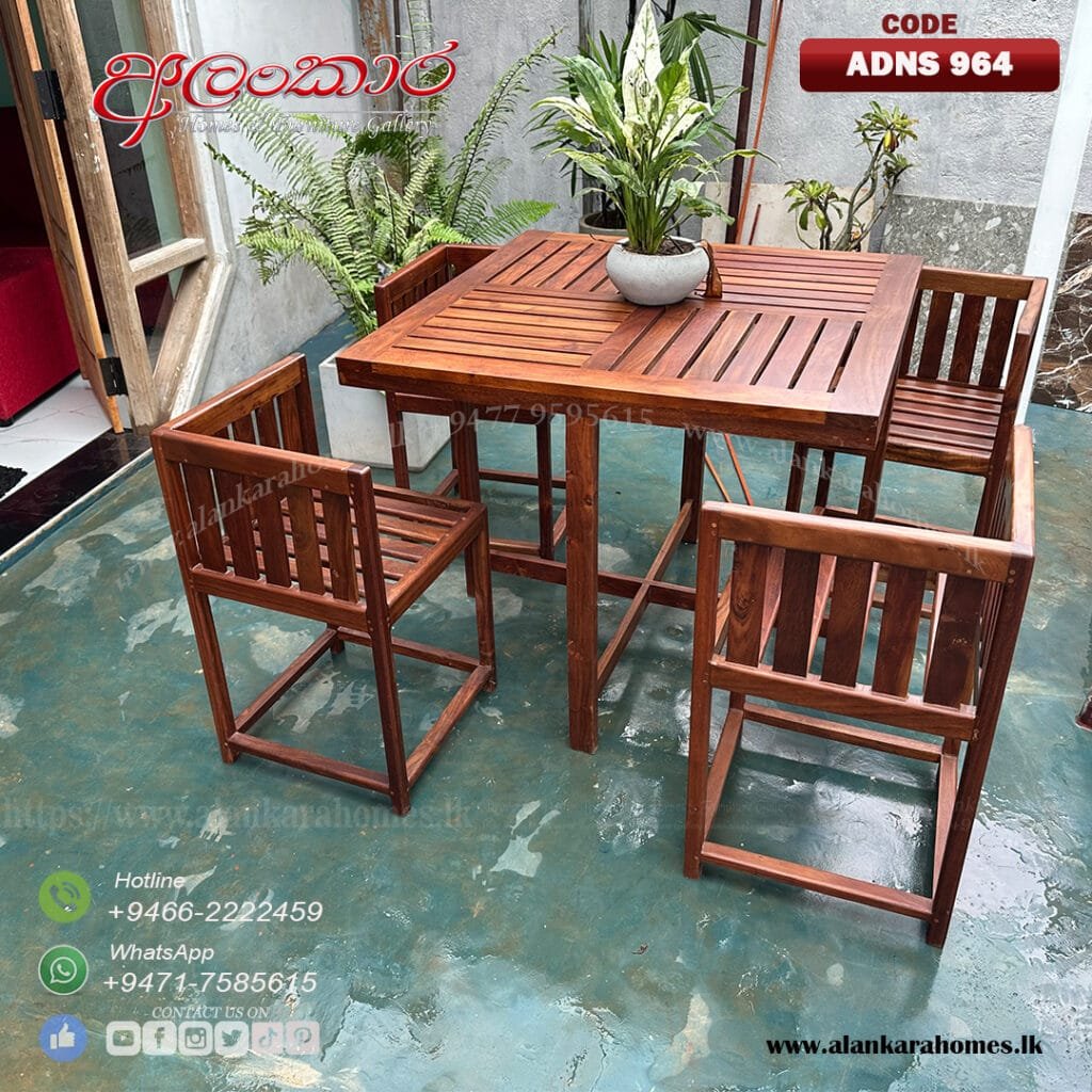ADNS 964 Conner Dining Set Out Door – Alankarahomes.lk