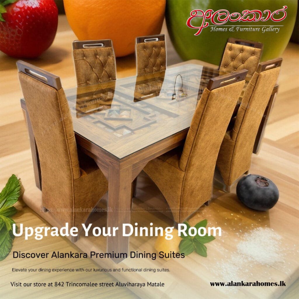 ADNS 970 06’x03′ Blossom High Luxury Dining Set (Premium Quality ...